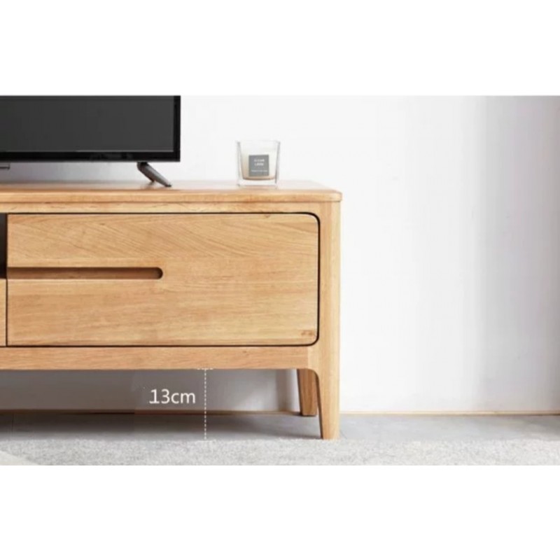 Seattle Solid Oak Entertainment Unit